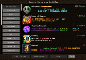 In Game Server Browser Mod for Minecraft - BlockAtlas | Minecraft Blog